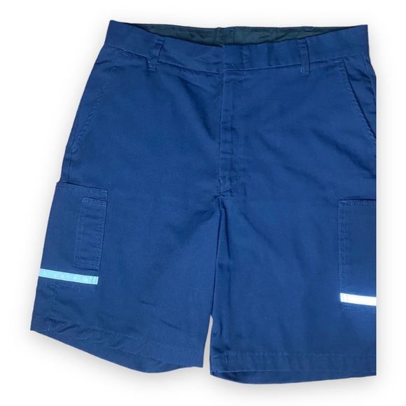 FedEx | Shorts | Fedexemployee Uniform Stan Herman Navy Blue Reflective ...